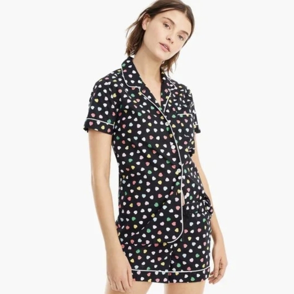 J. Crew | Intimates & Sleepwear | Jcrew I Love You Candy Hearts Pajama ...